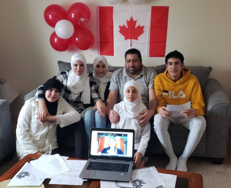 Syrian Family Sponsored by Local Church Receives Canadian Citizenship ...